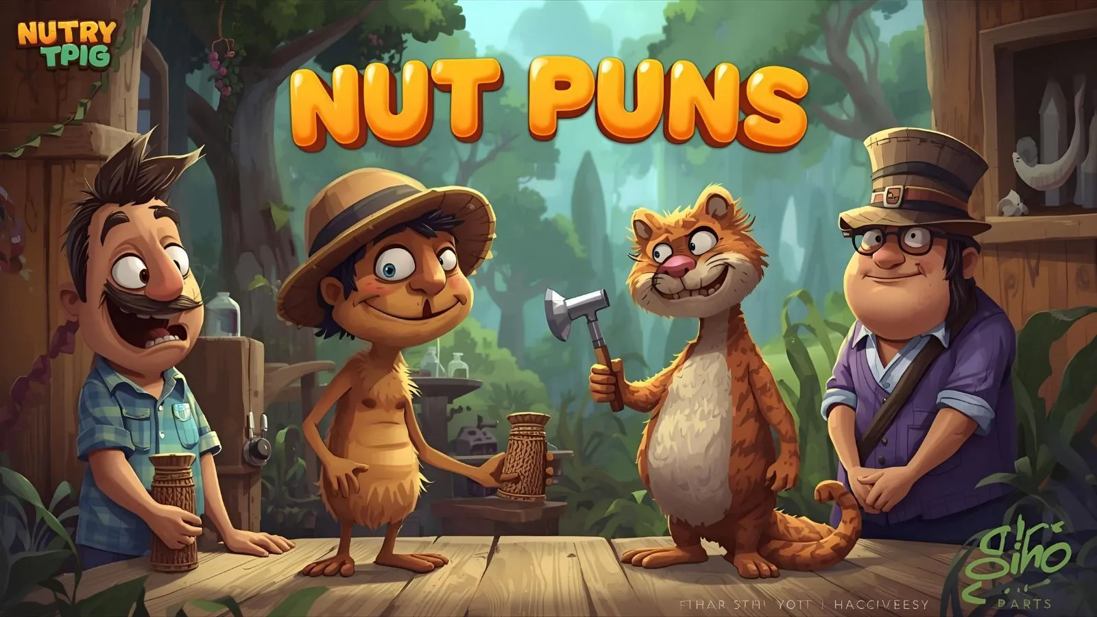 250+Nut Puns Perfect for Jokes, Cards, and Captions